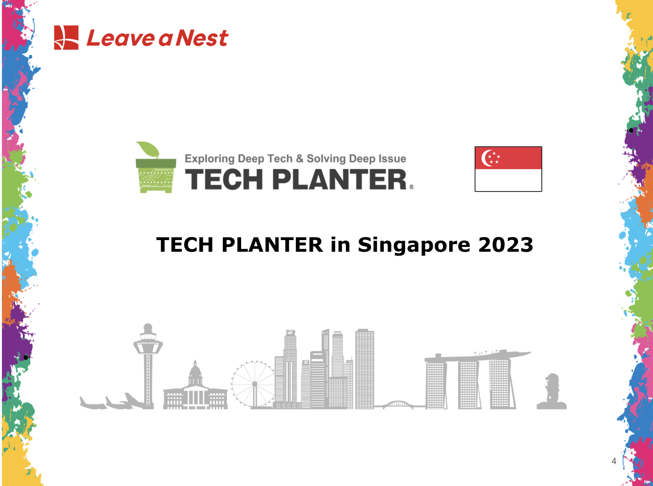 TECH PLANTER in Singapore 2023 happening in this Saturday! | Leave a Nest