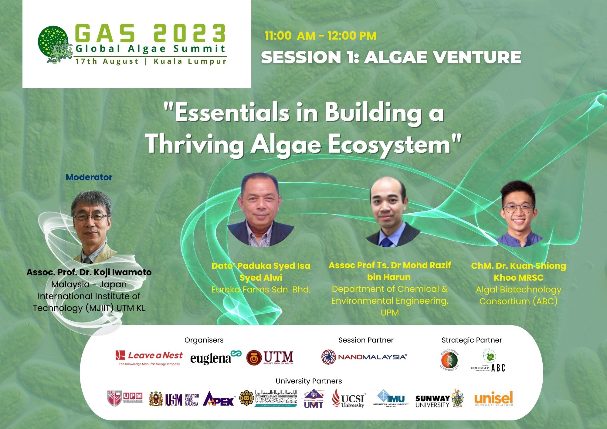 Global Algae Summit 2023 (GAS 2023) | Leave a Nest