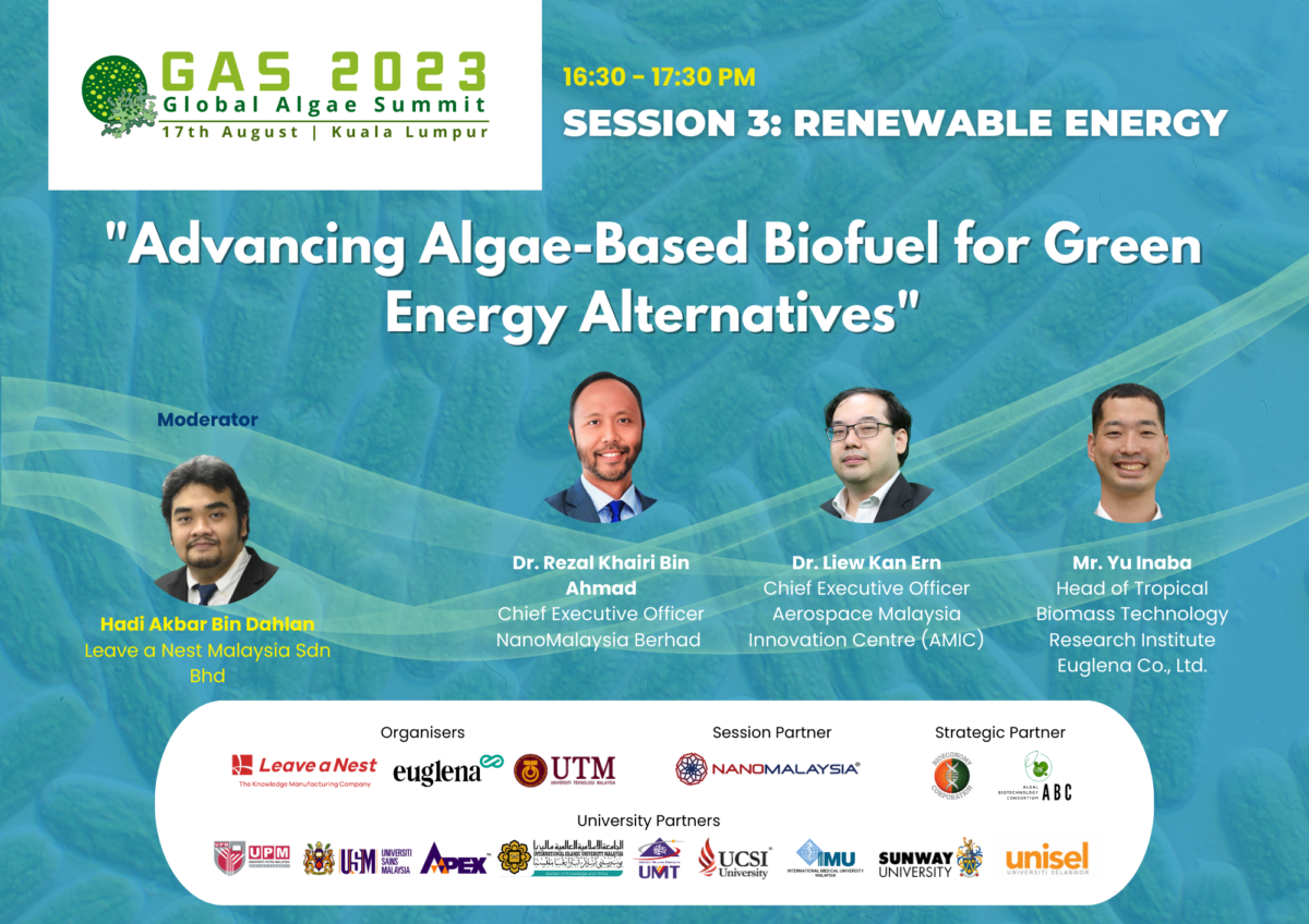 Global Algae Summit 2023 (GAS 2023) | Leave a Nest
