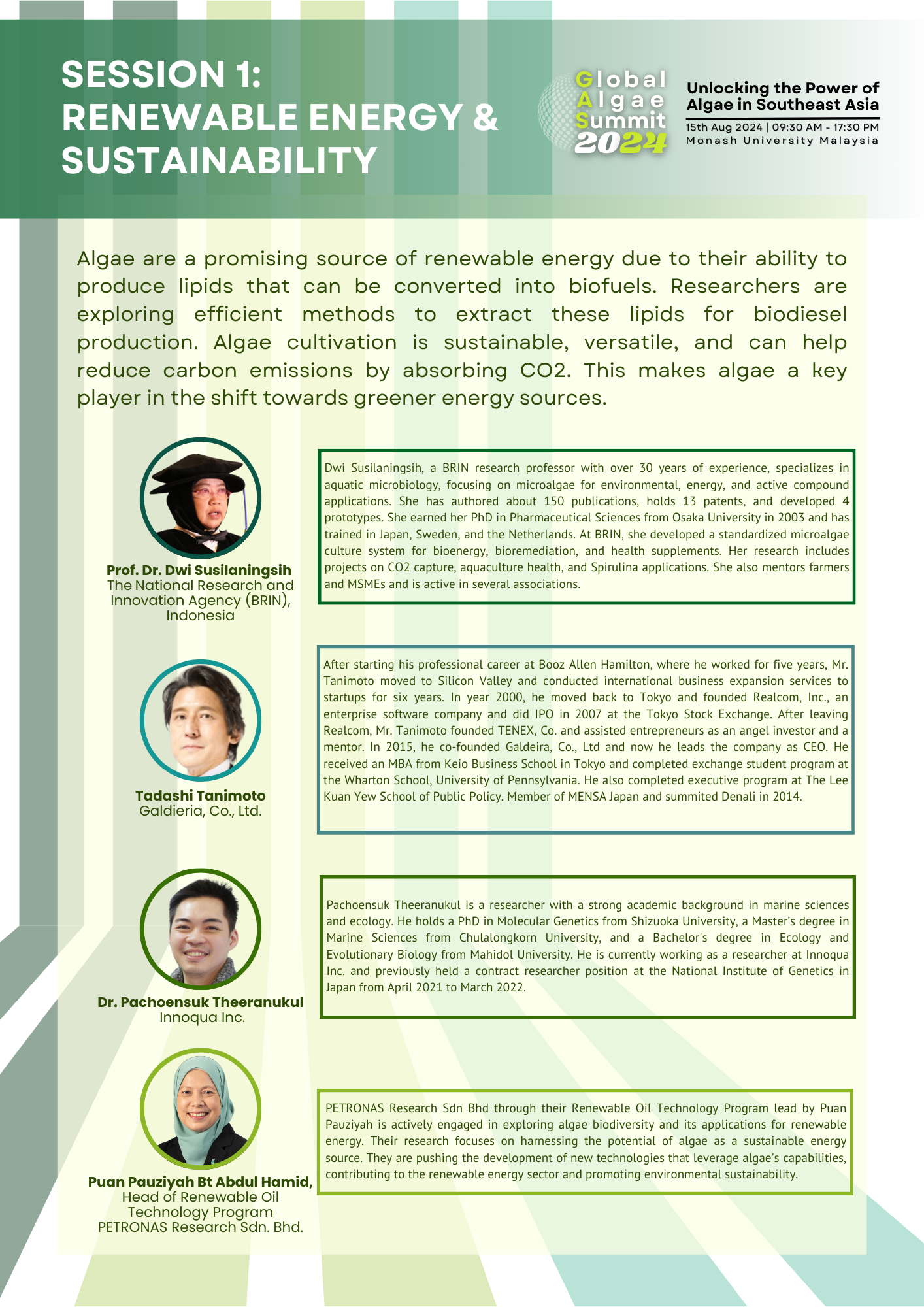 Global Algae Summit 2024 (GAS 2024) | Leave a Nest