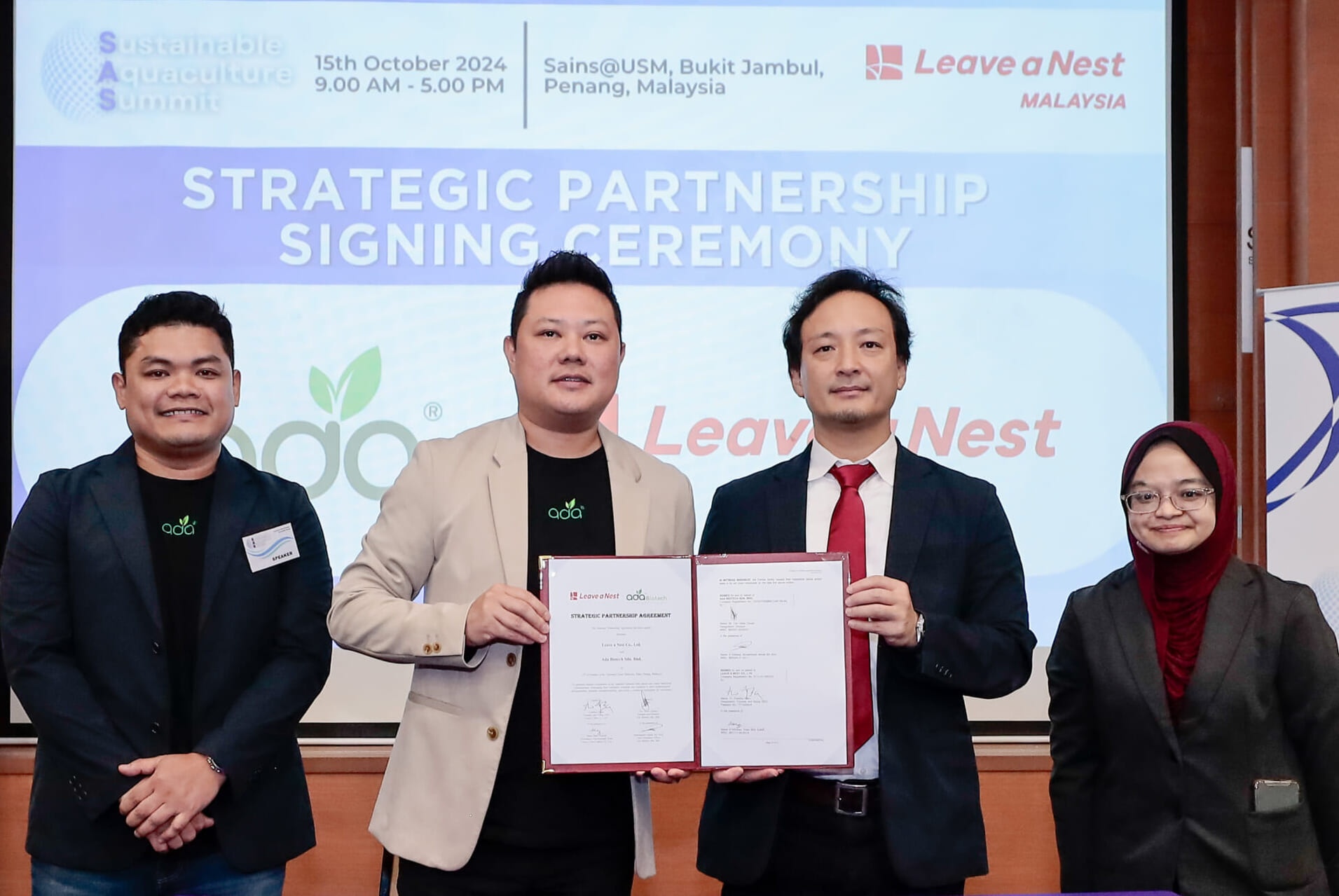 Leave a Nest and Malaysian Deep Tech Startup ADA Biotech Form Research ...