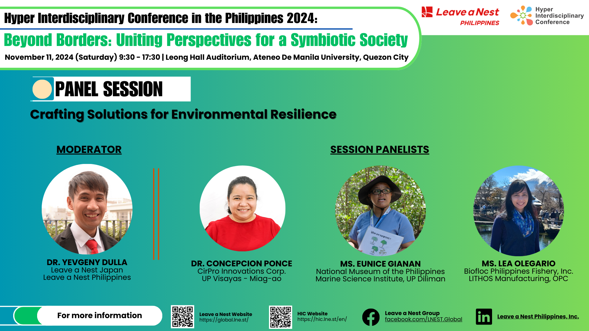 Different Aspects of Environmental Issues : Shinmaywa Panel Session ...