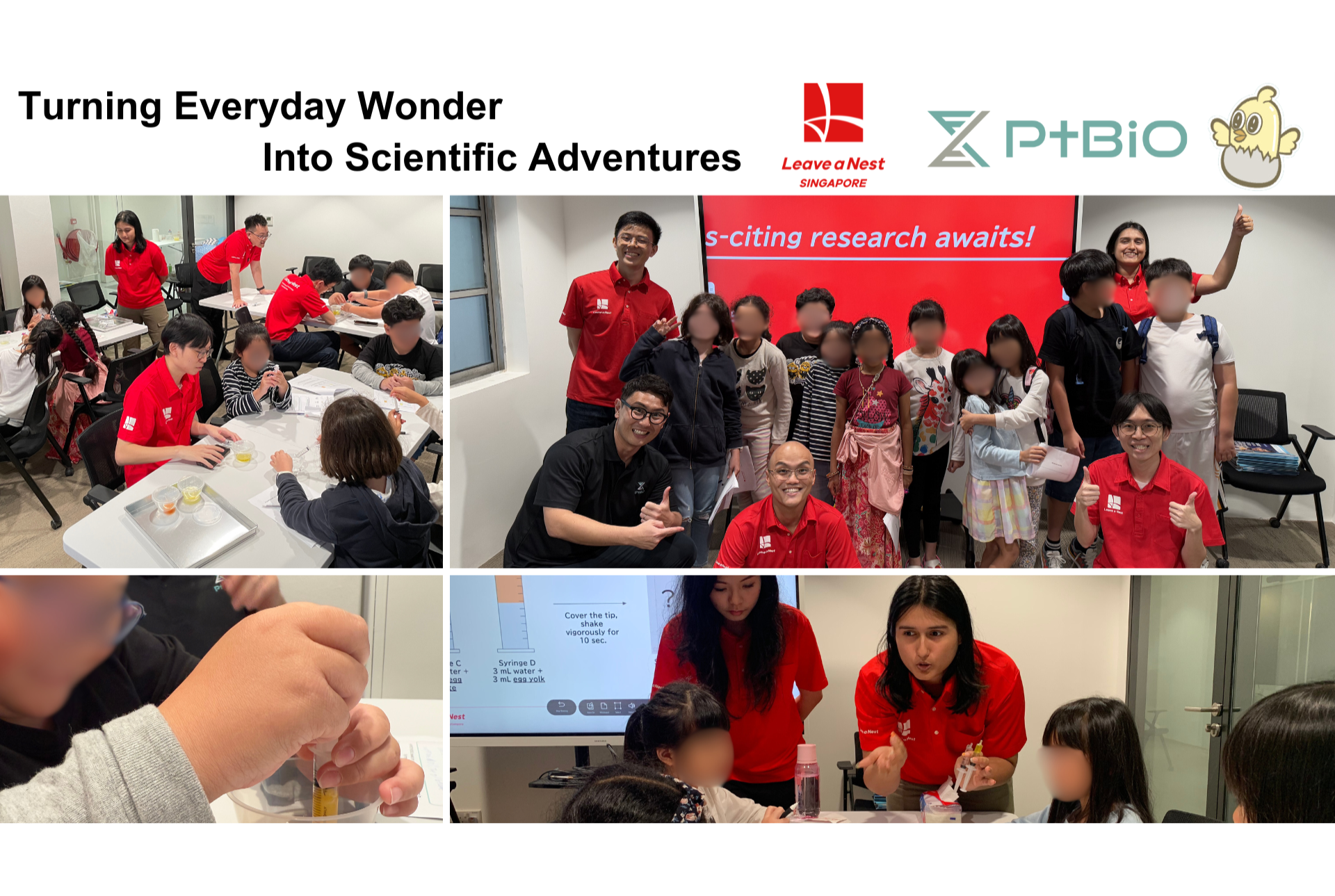 Eggs-citing eggs-periments with Leave a Nest and PtBio! | Leave a Nest