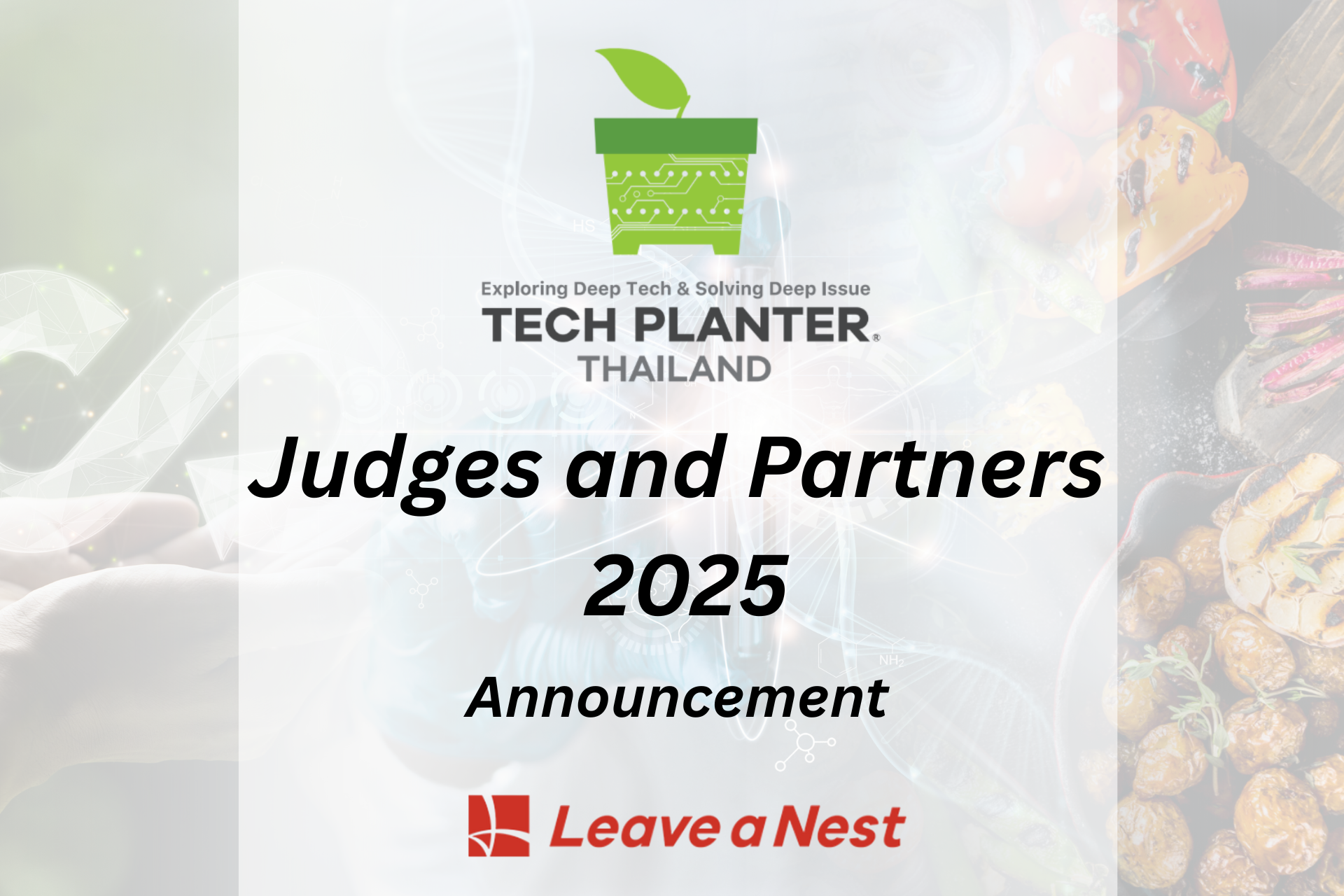 Announcing the Judges and Partners of TECH PLANTER in Thailand 2025 ...
