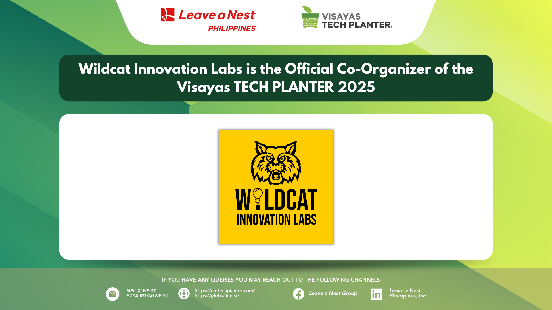 New Region, New Collaboration: Wildcat Innovation Labs Joins as Co ...