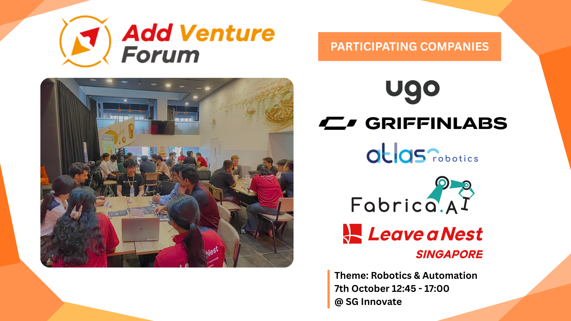 Add Venture Forum (AVF) Singapore October 2025 Recap | Leave a Nest