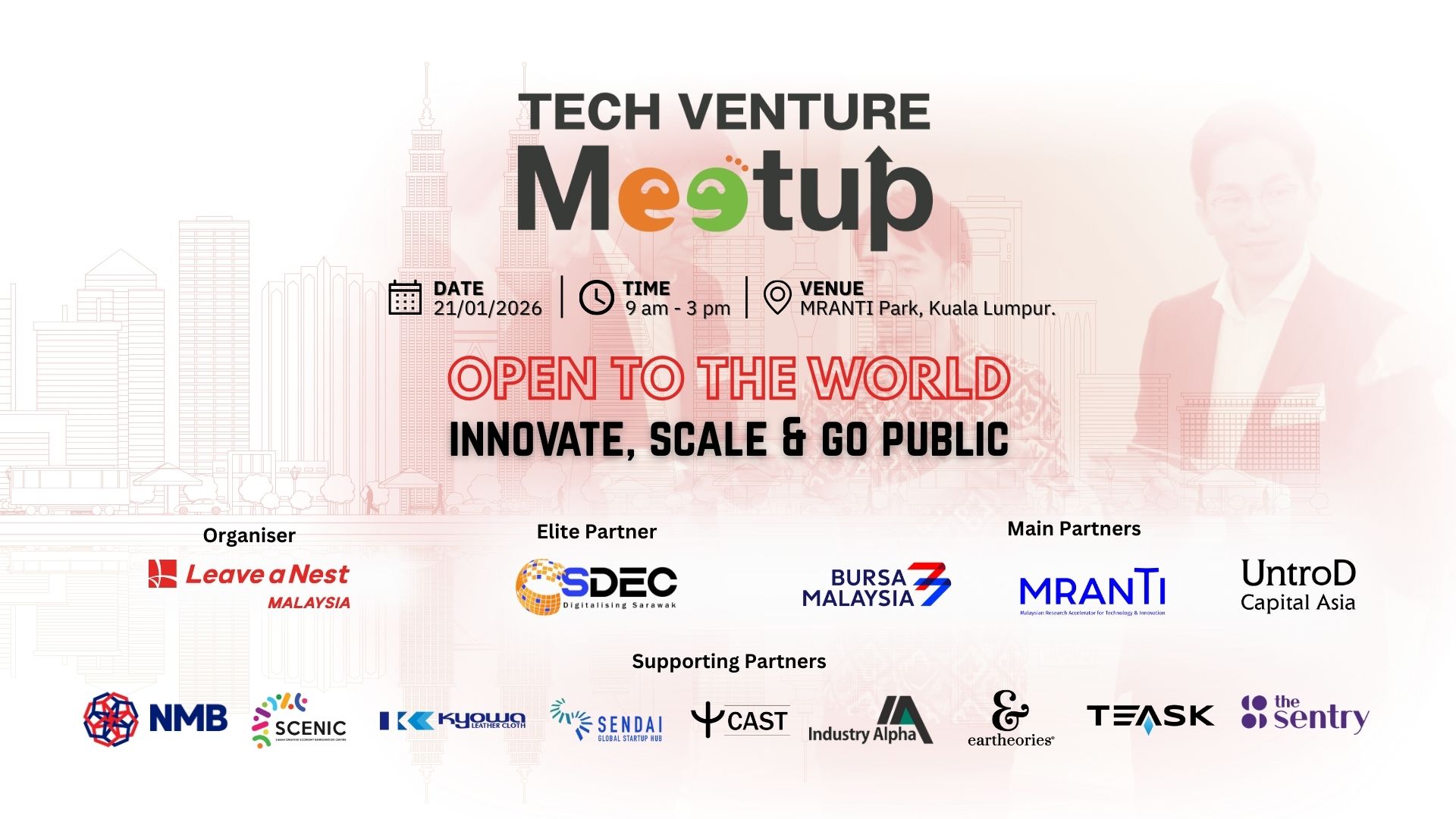 Tech Venture Meetup 2026: Open to the World — Innovate, Scale & Go ...