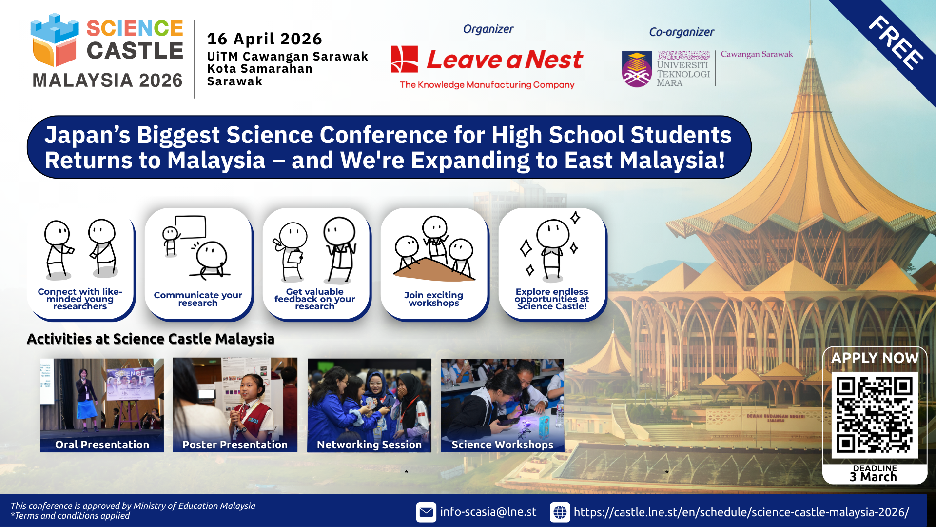 Applications Now Open for Science Castle Malaysia & Science Castle Asia ...